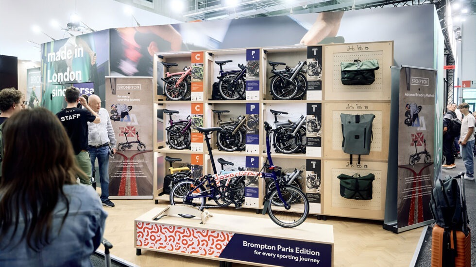 Promoting Brompton’s updated Visual Merchandising at Eurobike 2024 - Frontline Display